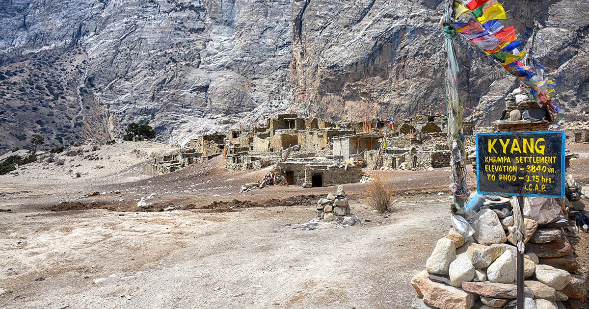 Phu en Nar trek: Meta tot Kyang – efkesweg.be